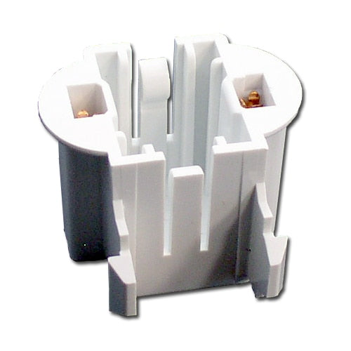 LH0180 5,7,9 & 11w G23, G23-2 2 pin CFL lamp holder/socket with snap i ...