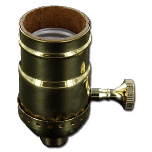 LH0769 E26 medium base, two circuit, three terminal, lamp holder/socke ...