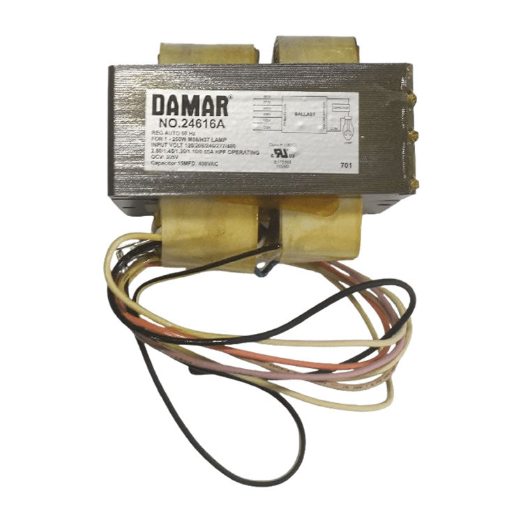 Damar 24616A 250W MH Ballast Kit 5-Tap 120-480V – Gladiator Lighting