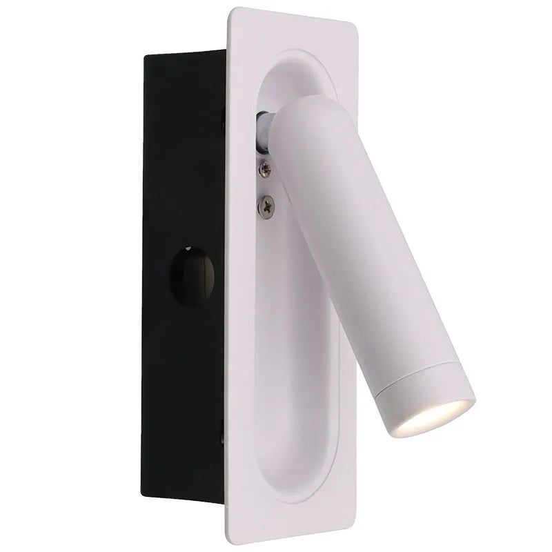 Westgate BRL-RV-WH 3W LED Vertical Bedside Reading Light Fixture White ...