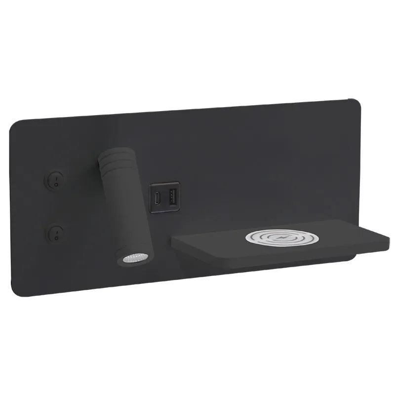 Westgate BRL-SHL-WCH-BK 10W LED Horizontal Bedside Reading Light Left ...