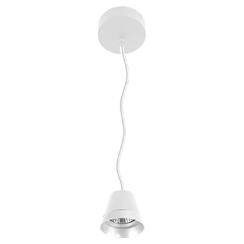 Westgate LCFQ-MCT-WH 6W/9W/12W LED Cone Pendant Light White Finish 30K ...